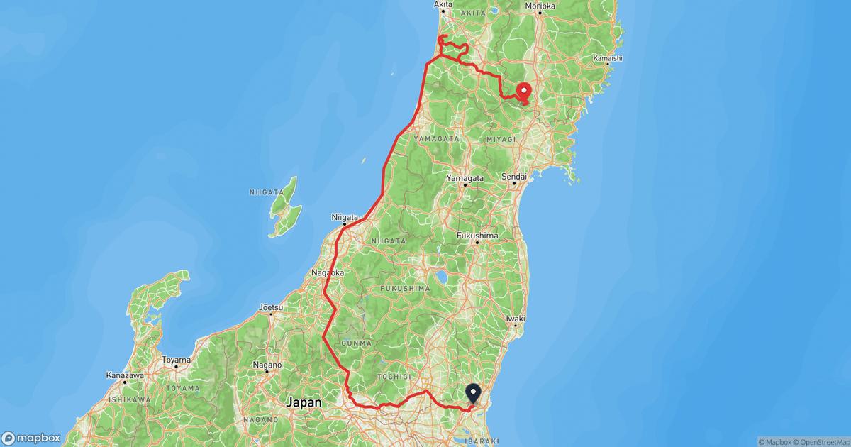 Mito〜Ichinoseki 登山ルート - クマ出没マップ・75件の目撃情報 | クママップ